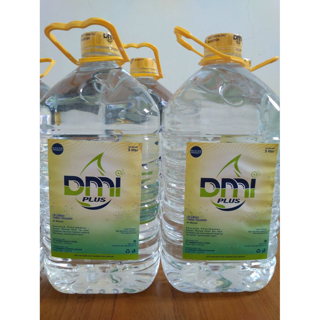 Jual Air Minum Kesehatan DMI PLUS Kemasan 5 Liter By Mamah Dedeh Best Quality | Shopee Indonesia