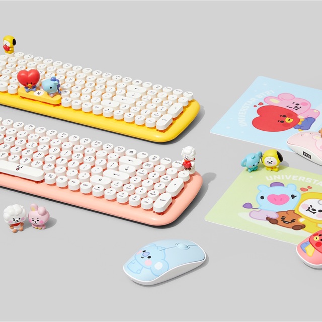 Jual BT21 Royche Mouse Keyboard Baby Keyboard Merch BTS | Shopee Indonesia