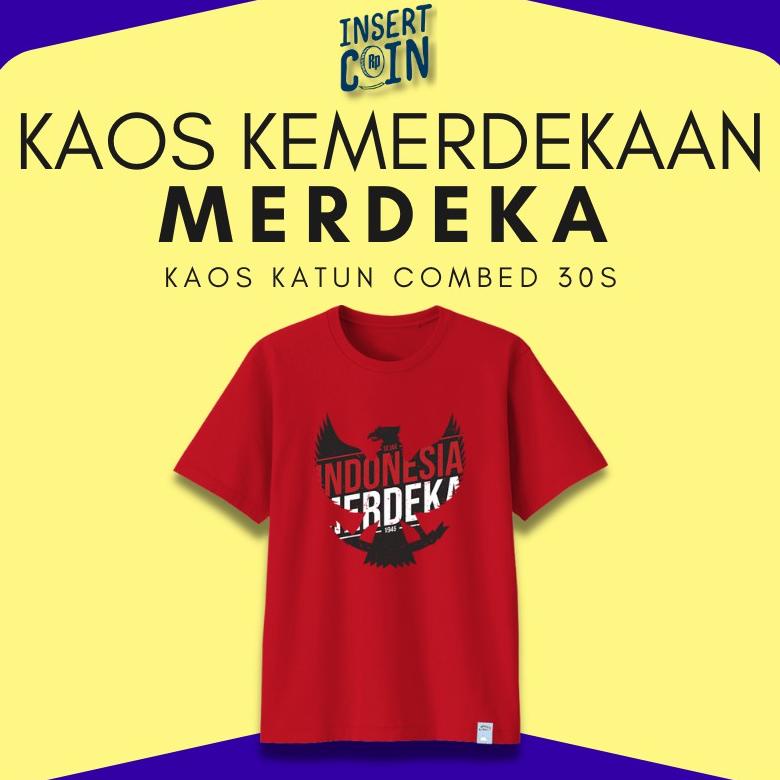 Jual Baju Kaos Kemerdekaan Merdeka Anak Dan Dewasa Bahan Katun Combed ...