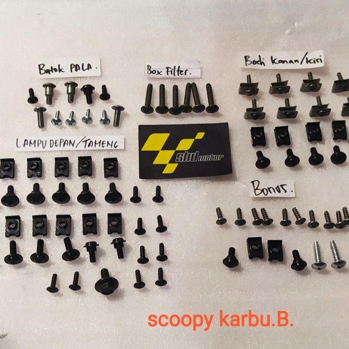 Jual HRM MOTOR baut full bodi scoopy karbu | Shopee Indonesia