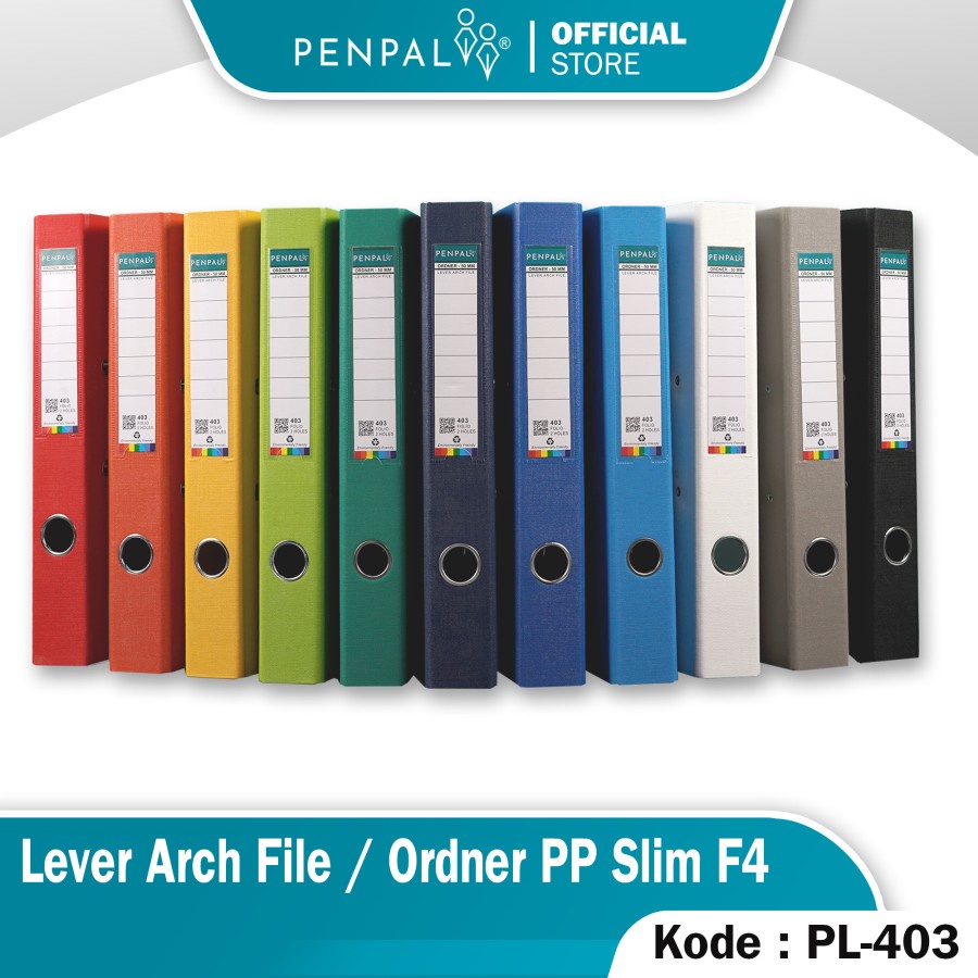 Jual Penpal Lever Arch File / Ordner Folio Slim PL-403 | Shopee Indonesia