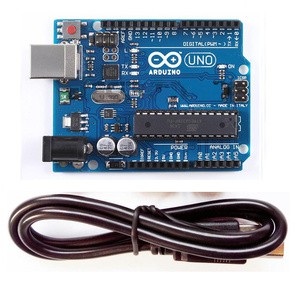 Jual Arduino UNO R3 MEGA328P ATMEGA16U2 + USB Cable Arduino | Shopee ...