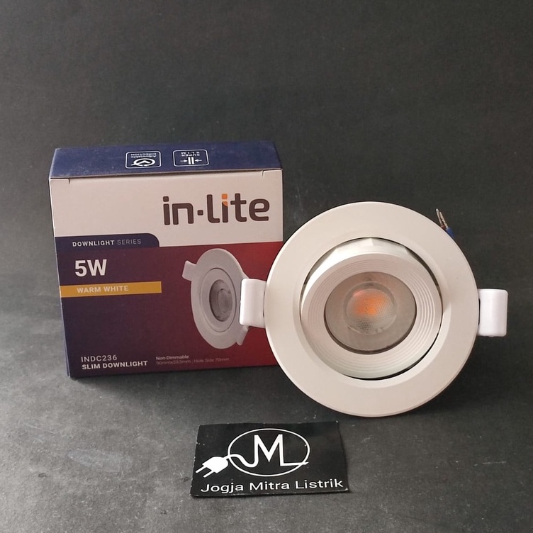 Jual MINI DOWNLIGHT INLITE 5 WATT / SPOTLIGHT KUNING INDC236 | Shopee ...
