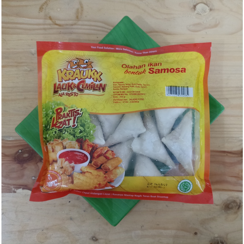 Jual Samosa Frozen Kraukk 250 gram: Samosa Ikan | Shopee Indonesia