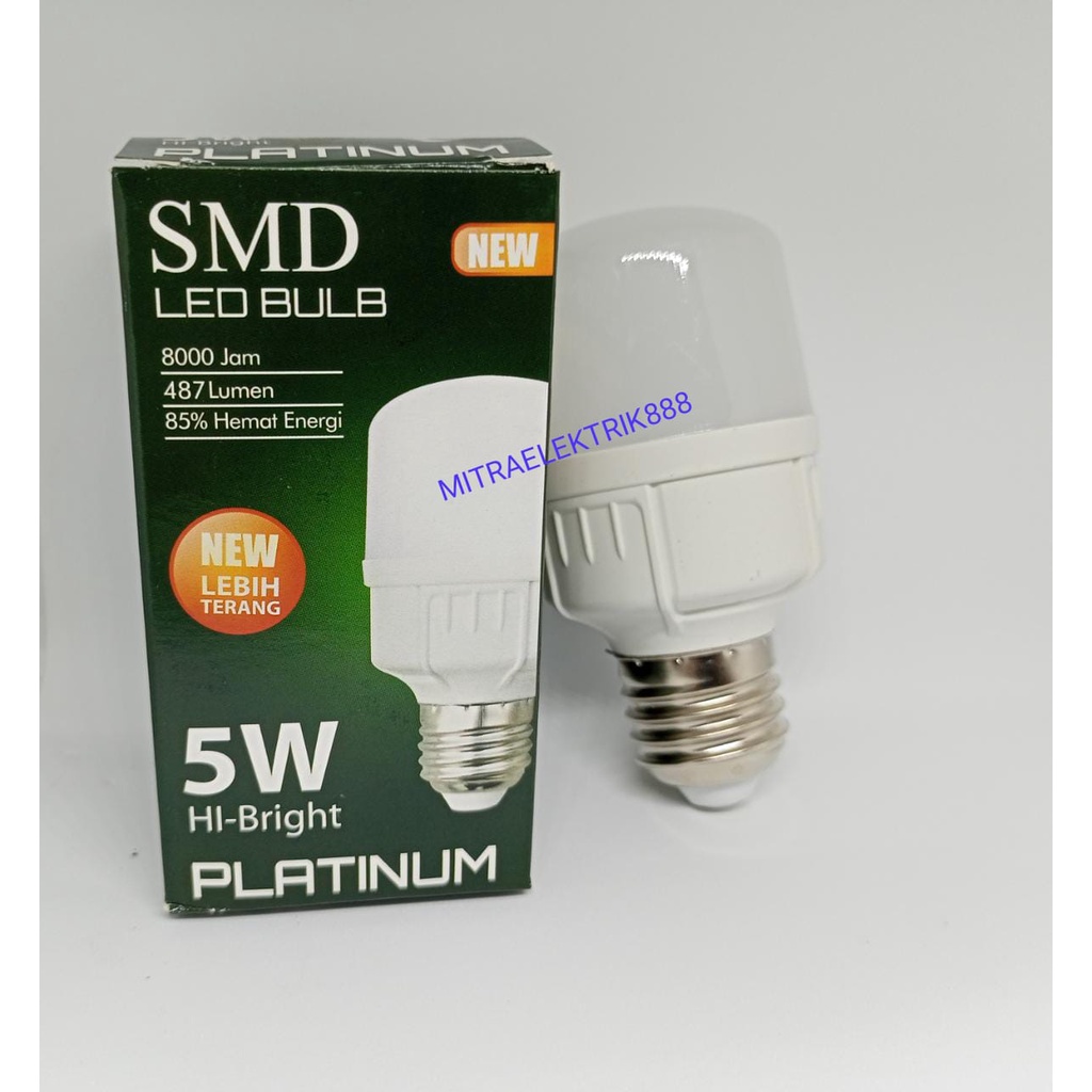 Jual LAMPU LED SMD PLATINUM 5W | Shopee Indonesia