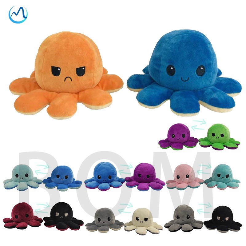 Jual Boneka Octopus Reversible Plush Toys Tiktok Gurita Mainan Anak ...