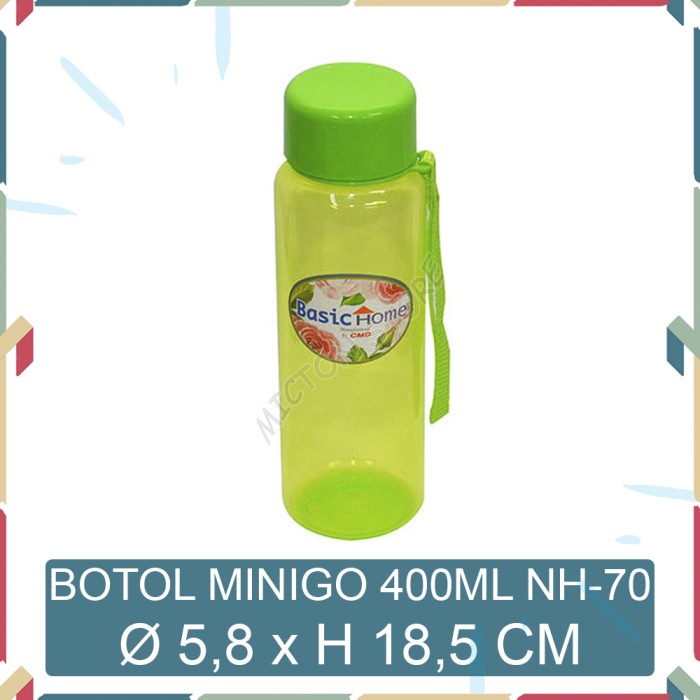 Jual MICTON Lion Star Basic Home Minigo Bottle 400 ml Botol Minum NH-70 2 | Shopee Indonesia