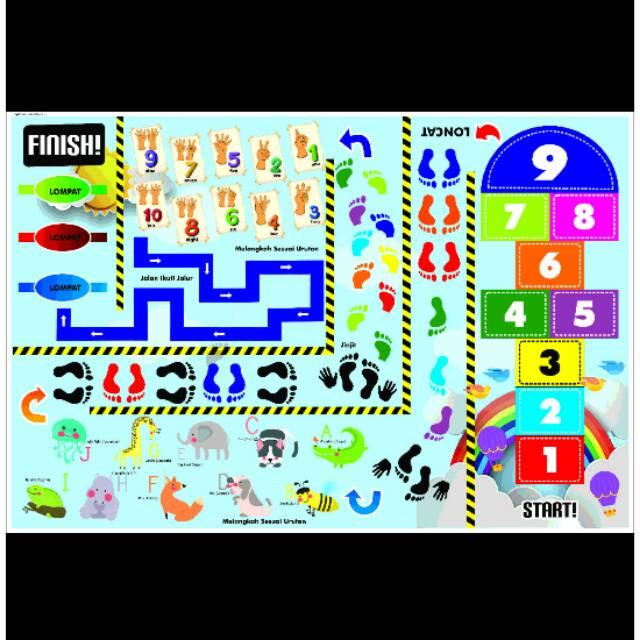 Jual Playmat Edukasi engkle dan lompat | Shopee Indonesia