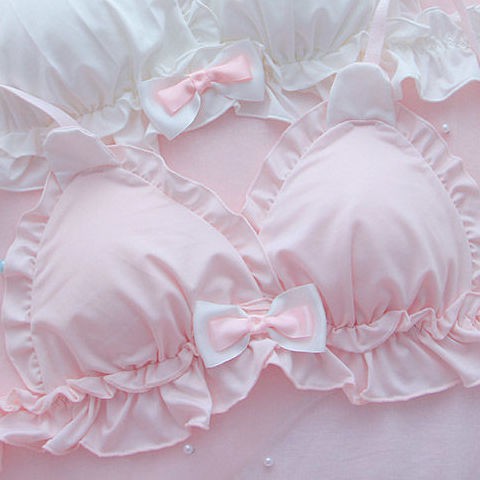Jual Jepang Bra Set Lolita Lucu Kelinci Bra Nirkabel Pengembangan ...
