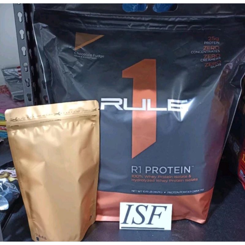 Jual Rule 1 Whey Protein Isolate Ecer 1 lbs Repack 450 Gram Rule 1 ...
