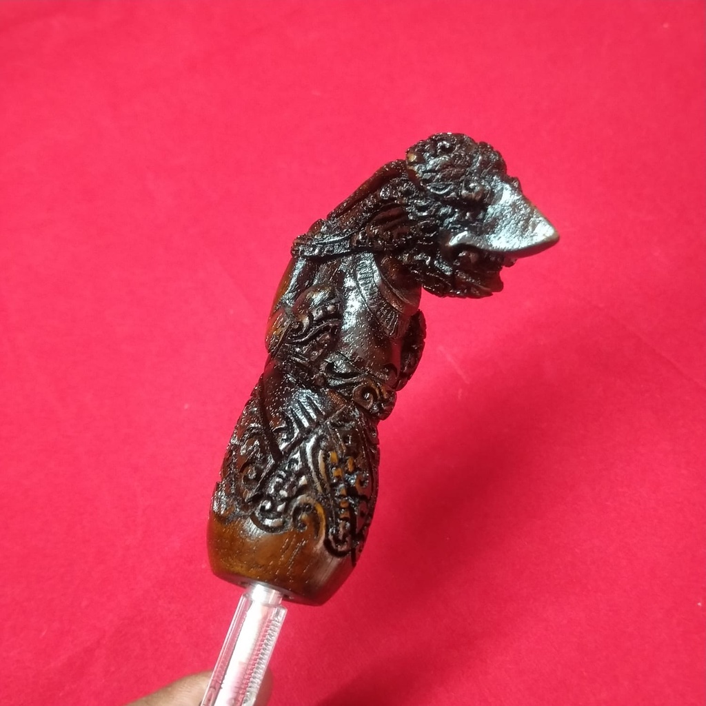 Jual Gagang Deder Pegangan Keris Model Buto UKIR Unik | Shopee Indonesia