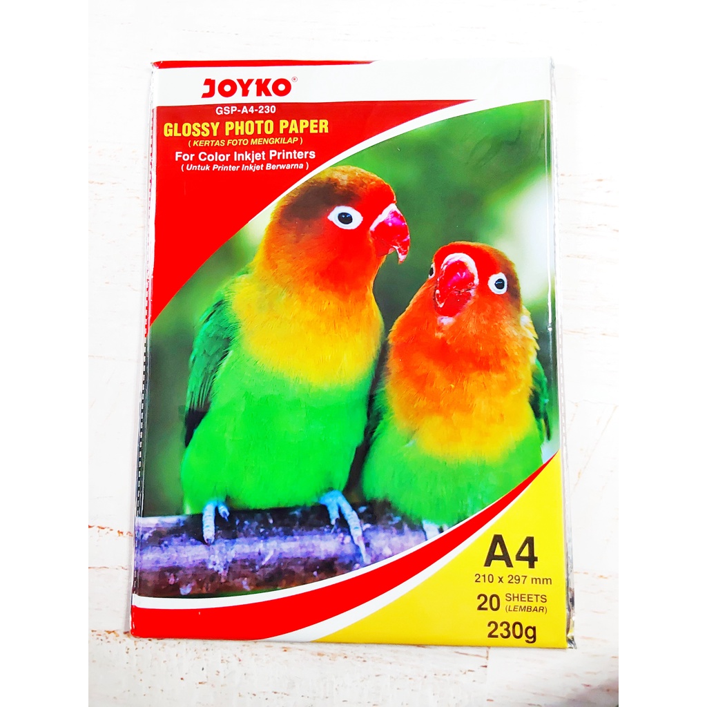 Jual (PAK) GLOSSY PAPER JOYKO A4 120 GSM / 160 GSM / 180 GSM / 210 GSM ...