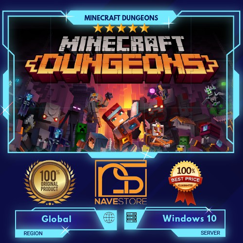 Jual Minecraft dungeons pc original key cd key | Shopee Indonesia