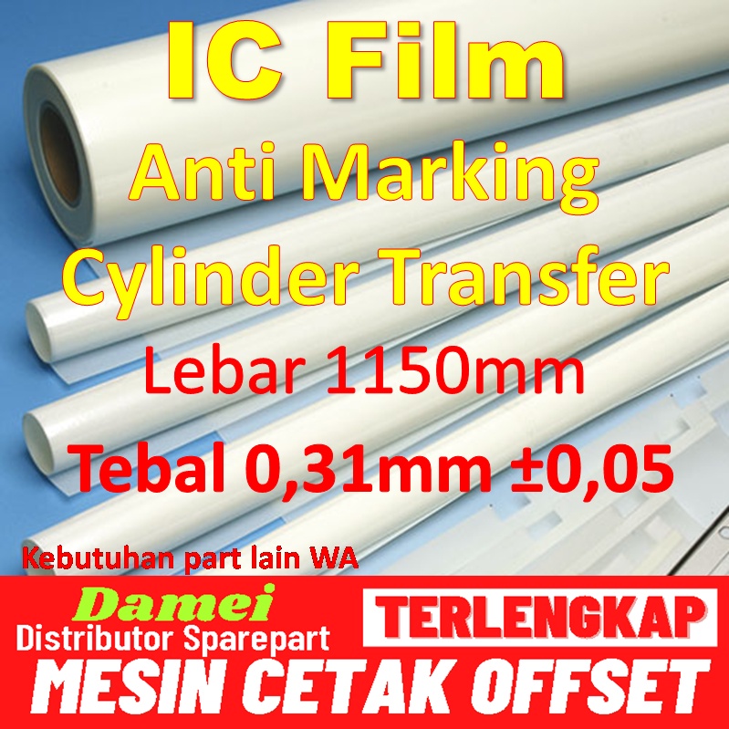 Jual Anti Marking Film Mesin Percetakan Offset Ic Film Screen TY Film ...
