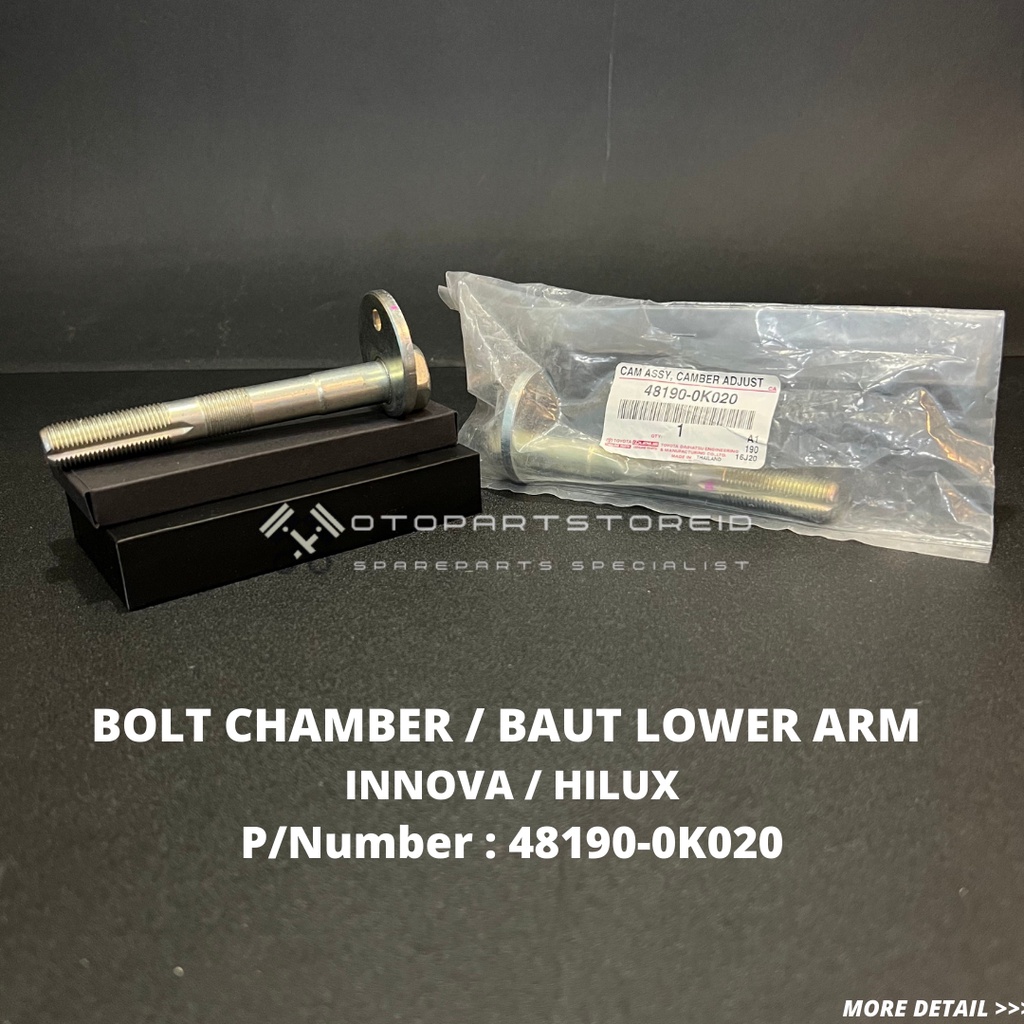 Jual BOLT CHAMBER / BAUT CHAMBER LOWER ARM HILUX INNOVA ORIGINAL ...