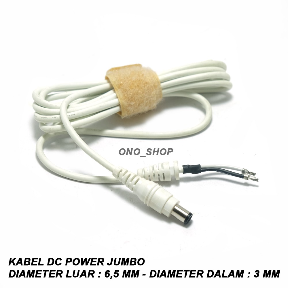 Jual Kabel DC Power Jumbo Diameter Luar 6,5 mm - Diameter Dalam 3 mm ...