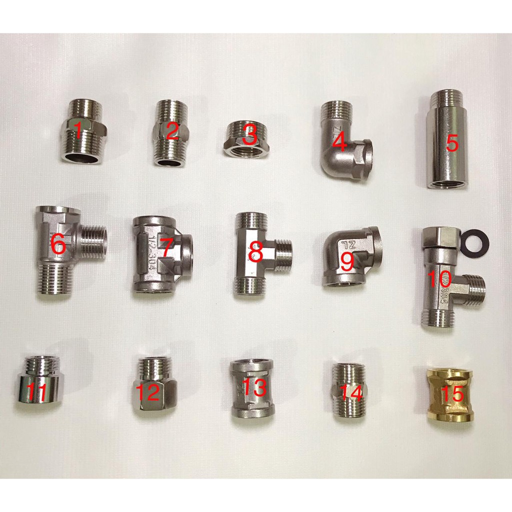 Jual Nepel T Stainless Anti Karat 304/ Sock Soket / Sambungan pipa Kran ...