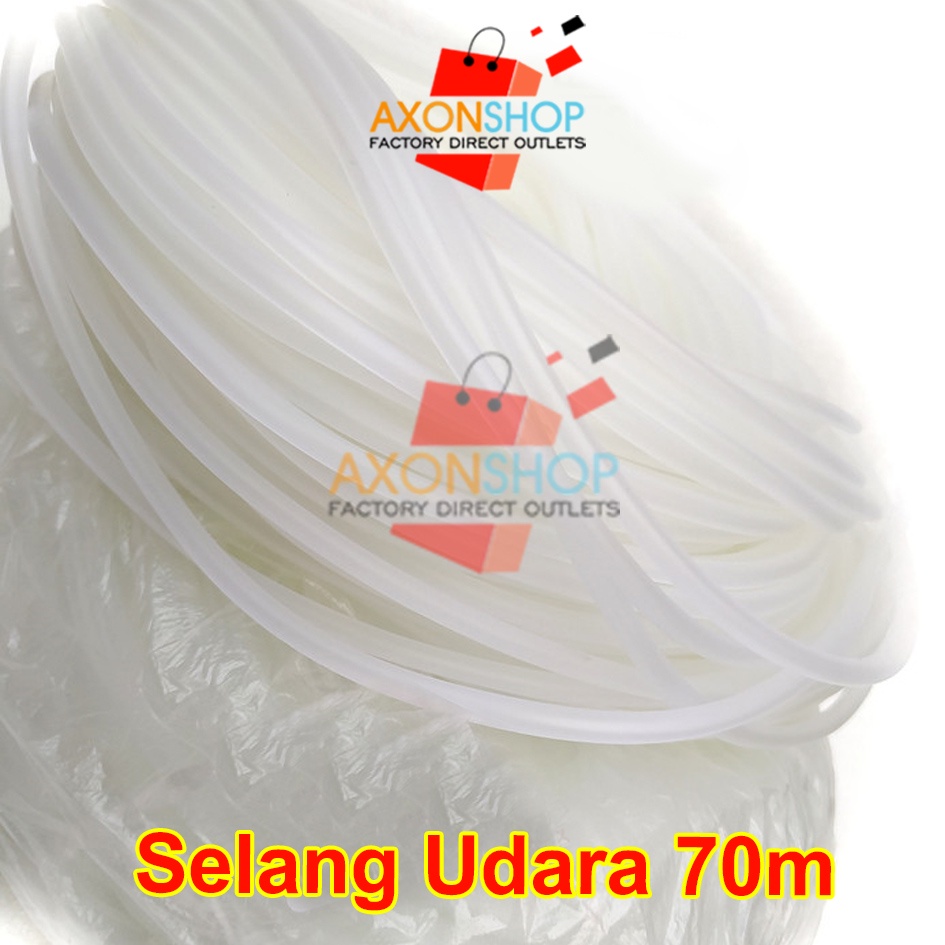 Jual 1 Roll Selang Aerator Udara Elastis Silicone Airasi Aquarium Ikan ...