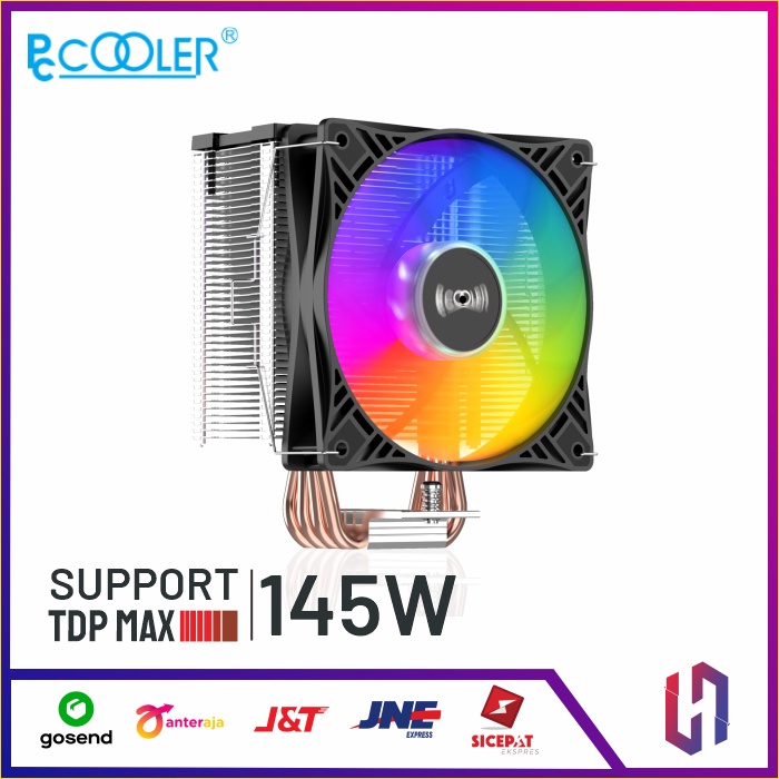 Jual HSF PC-COOLER GI-X4S RGB 120MM PWM 4X COOPER HEAT PIPIES | Shopee ...