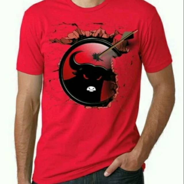 Jual Kaos Coblos Logo PDIP Merah | Shopee Indonesia