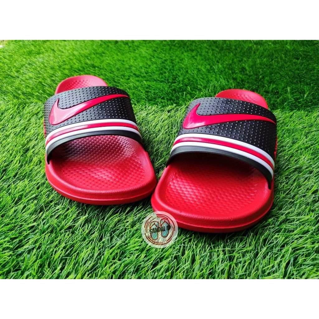 Jual Sandal Slip On Bahan Karet Eva Import Model Logo Nike - Sendal ...