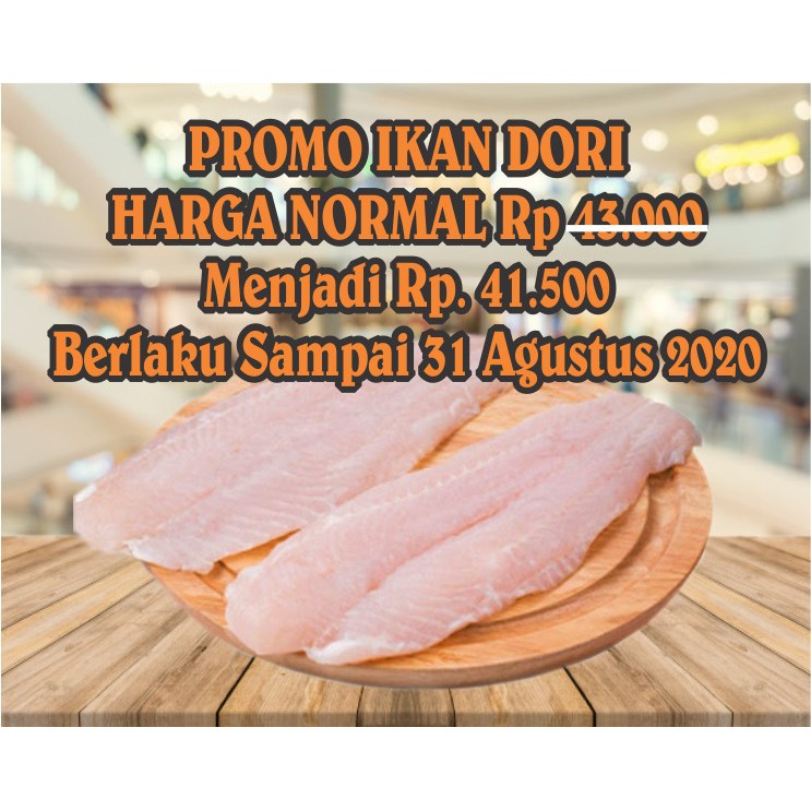 Jual Promo Dori Fillet (Daging Fillet Ikan Dori) Lokal @1kg - Qualitas ...