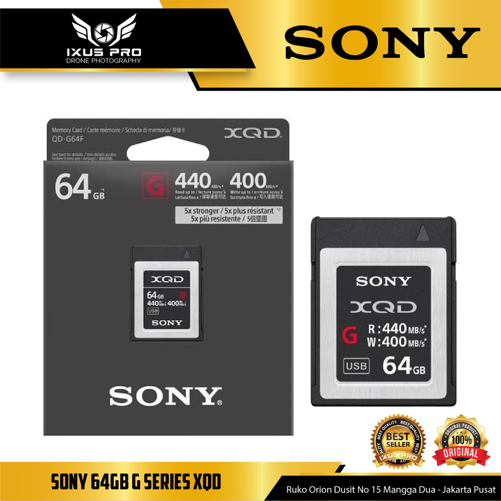 Jual Sony 64GB G Series XQD Memory Card | Shopee Indonesia