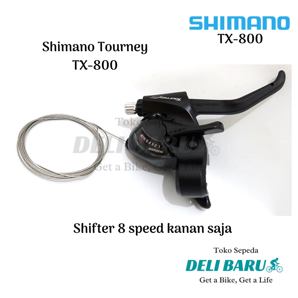 Jual Shimano Shifter TX-800 ORI 8 speed kanan saja operan gigi sepeda ...