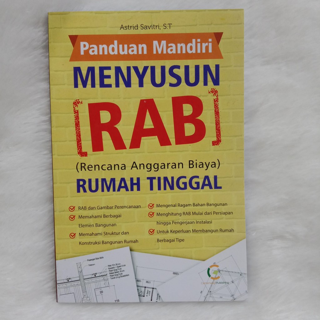 Jual BUKU Panduan Mandiri Menyusun RAB - Recommended | Shopee Indonesia