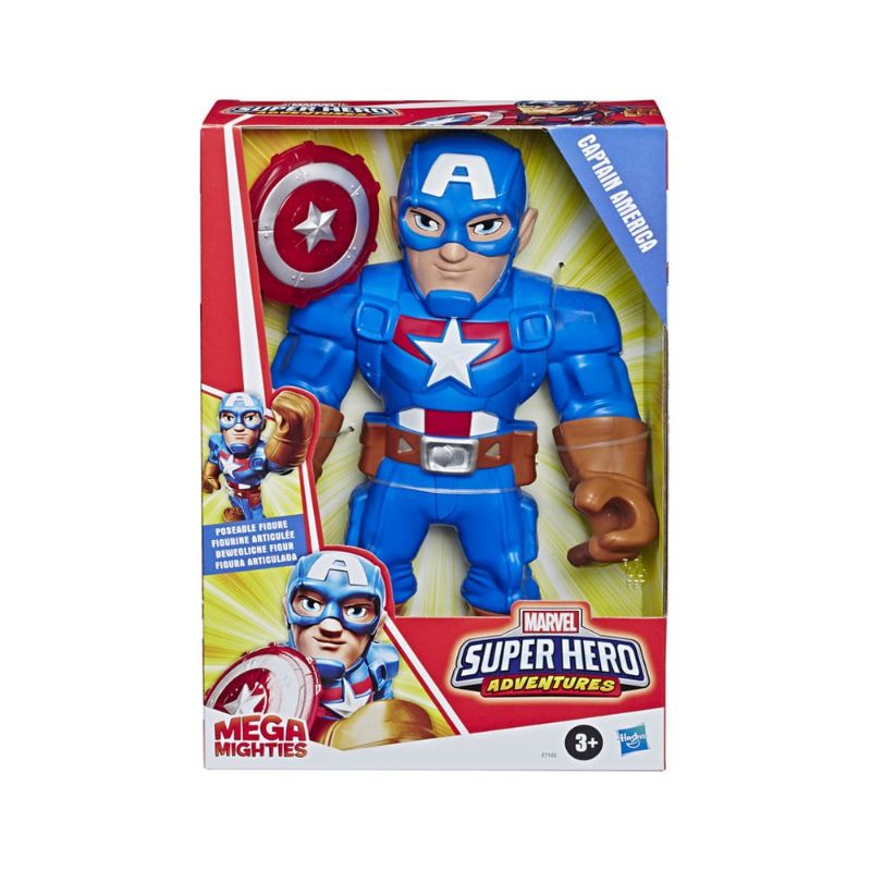 Jual ORIGINAL Hasbro Marvel Super Hero Adventures - Captain America ...