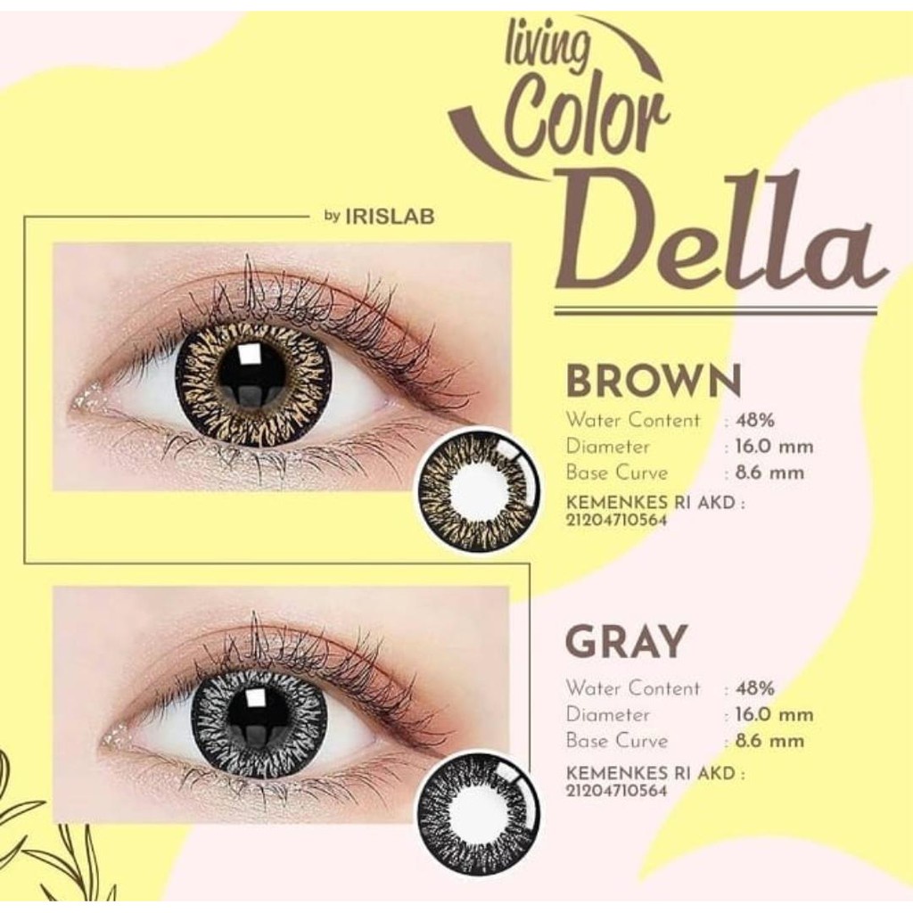 Jual SOFTLENS LIVING COLOR DELLA 16 MM | Shopee Indonesia