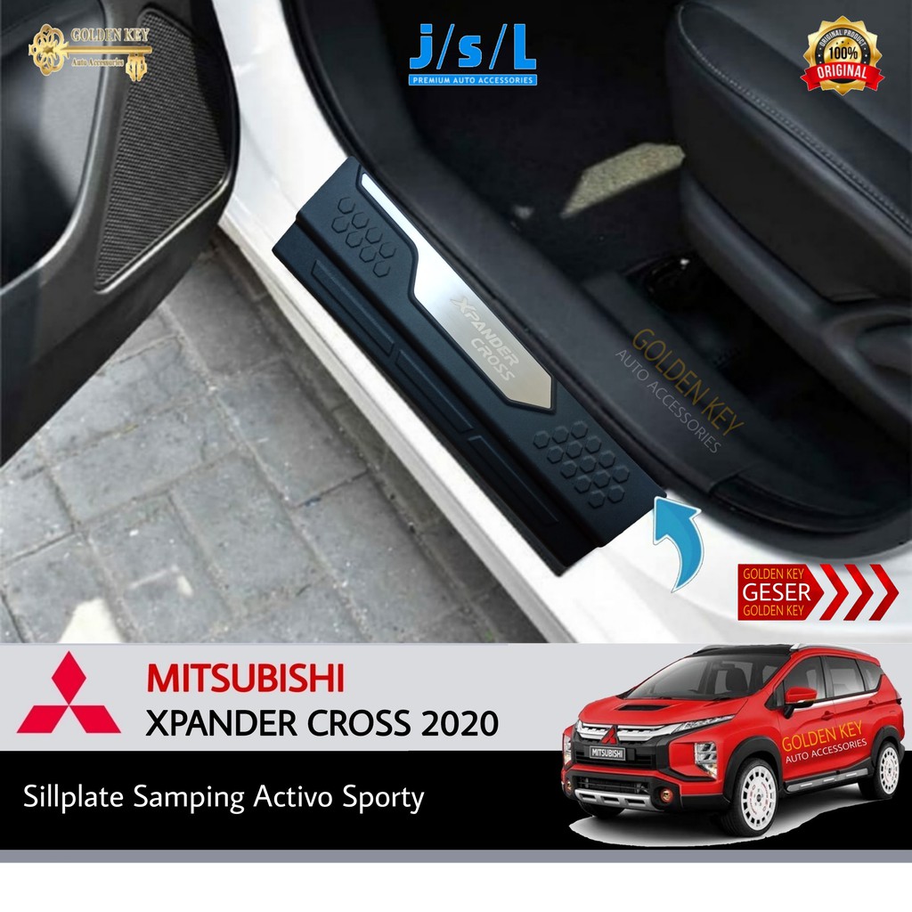 Jual JSL Sillplate Samping Xpander Cross 2020 Side Scuff Plate Activo ...