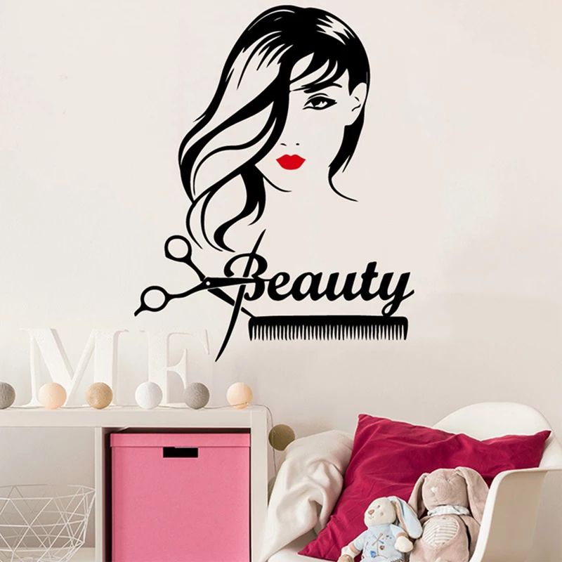 Jual Wall Sticker Wanita Cantik Stiker Dinding Vinil Dekorasi Seni ...
