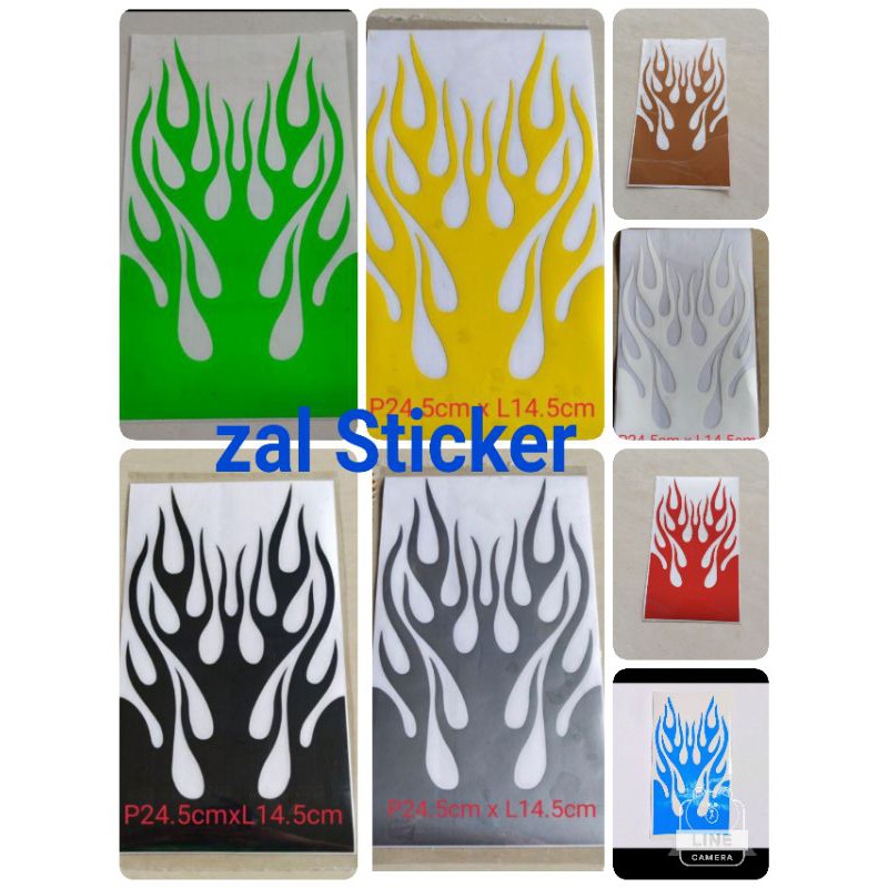 Jual Sticker cutting spakbor lidah api | Shopee Indonesia