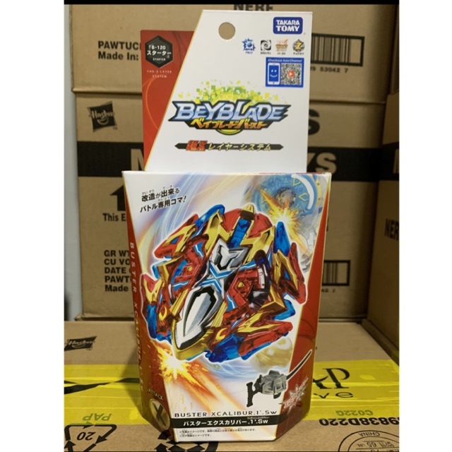 Jual Beyblade Takara Tomy B-120 Buster Xcalibur Attack X Original ...