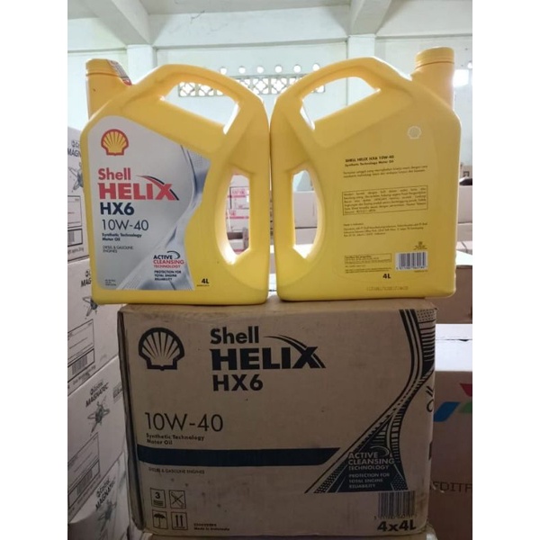 Jual Shell HELIX HX6 4 liter | Shopee Indonesia