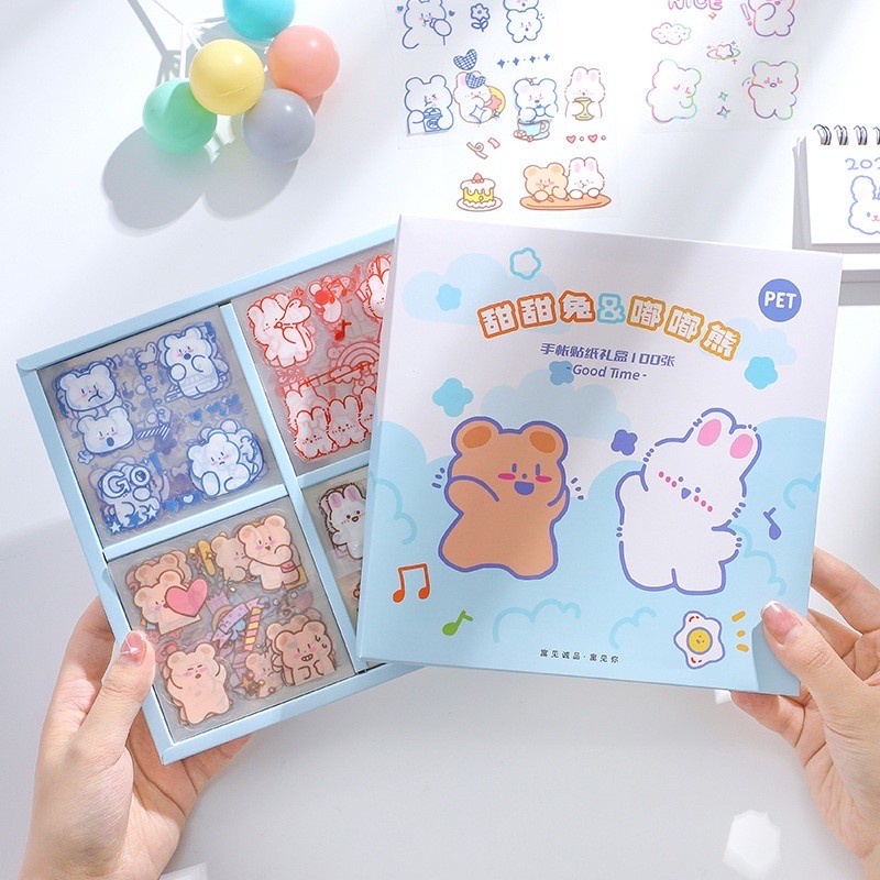 Jual 1 Pc Cute Sticker Decorative Planner Lucu Happy Life Tahan Air ...