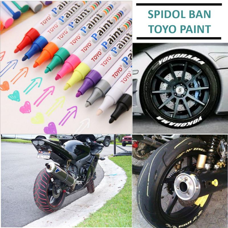 Jual Spidol Ban Toyo Vauto Paint | Shopee Indonesia