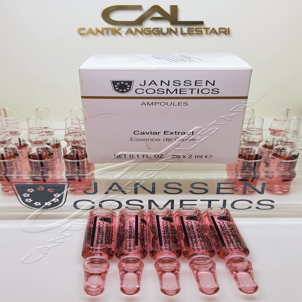 Jual JANSSEN CAVIAR EXTRACT 25X2 ML AMPOULE / SERUM / AMPUL | Shopee ...