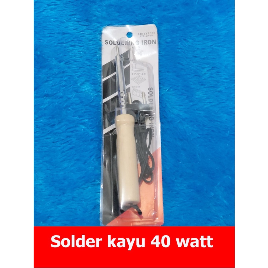 Jual solder kayu 40 watt type 74BTYPE32 - soldering iron timah 40w ...