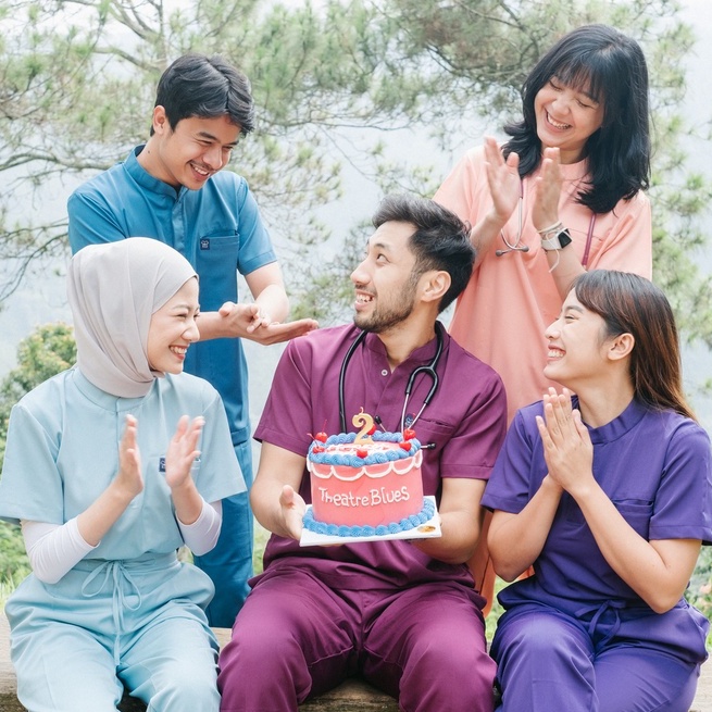 Jual MANDARIN - CARDINAL BIRTHDAY Scrubs SS Lengan Pendek Baju Jaga ...
