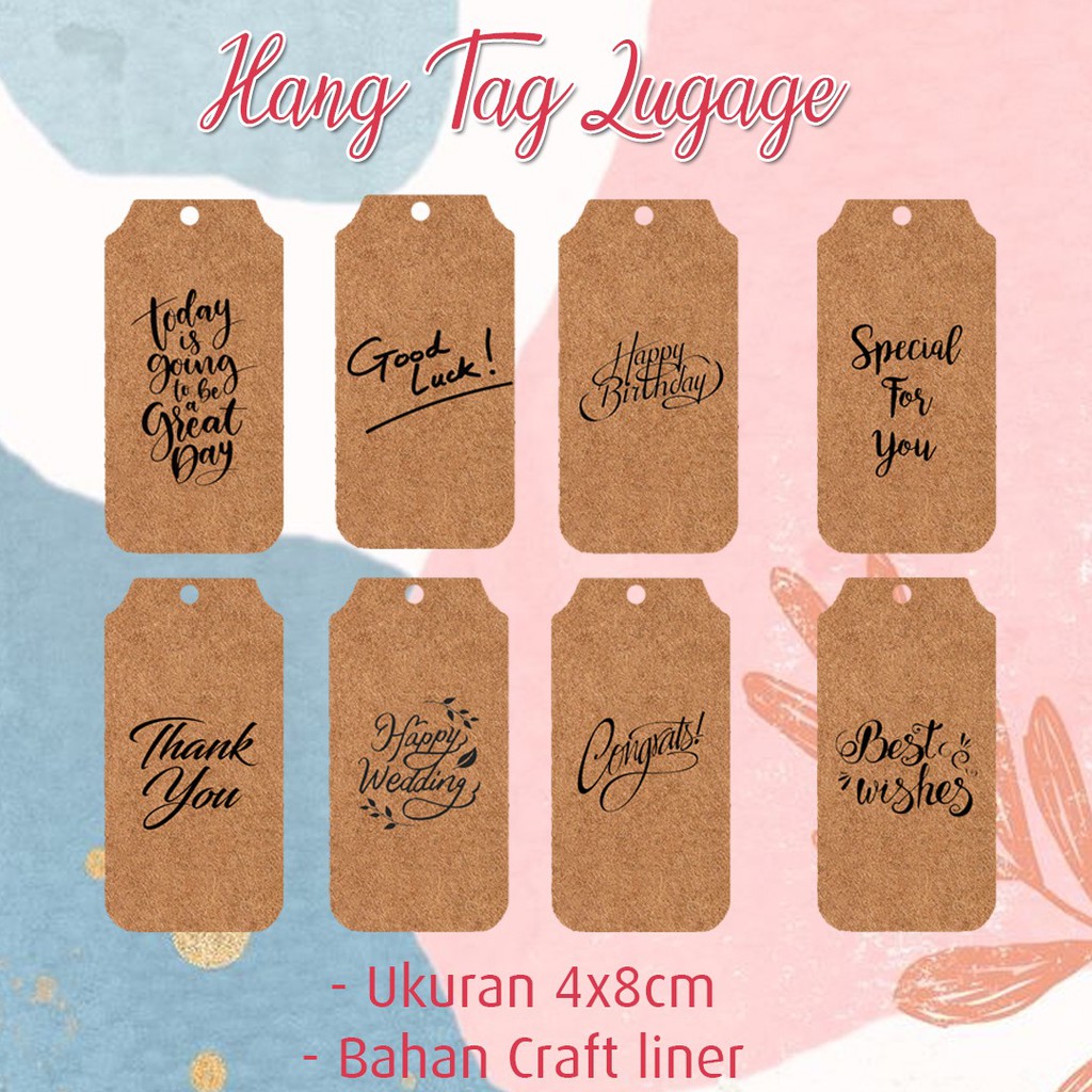 Jual Printed Hang tag / Thx you Card / Kartu Terima kasih ( wajib note ...
