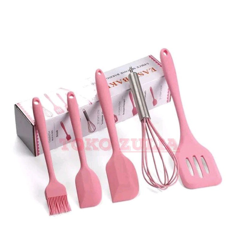 Jual ALAT MASAK SILICONE 1 SET(PENGOCOK TELUR 1,KUAS MEMASAK 1,2 SOLET ...