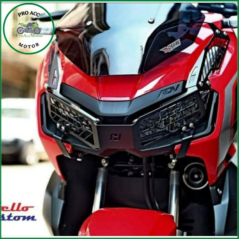 Jual Pelindung Lampu Depan Honda adv 160 ADV Front Lamp Guard Terbaru ...