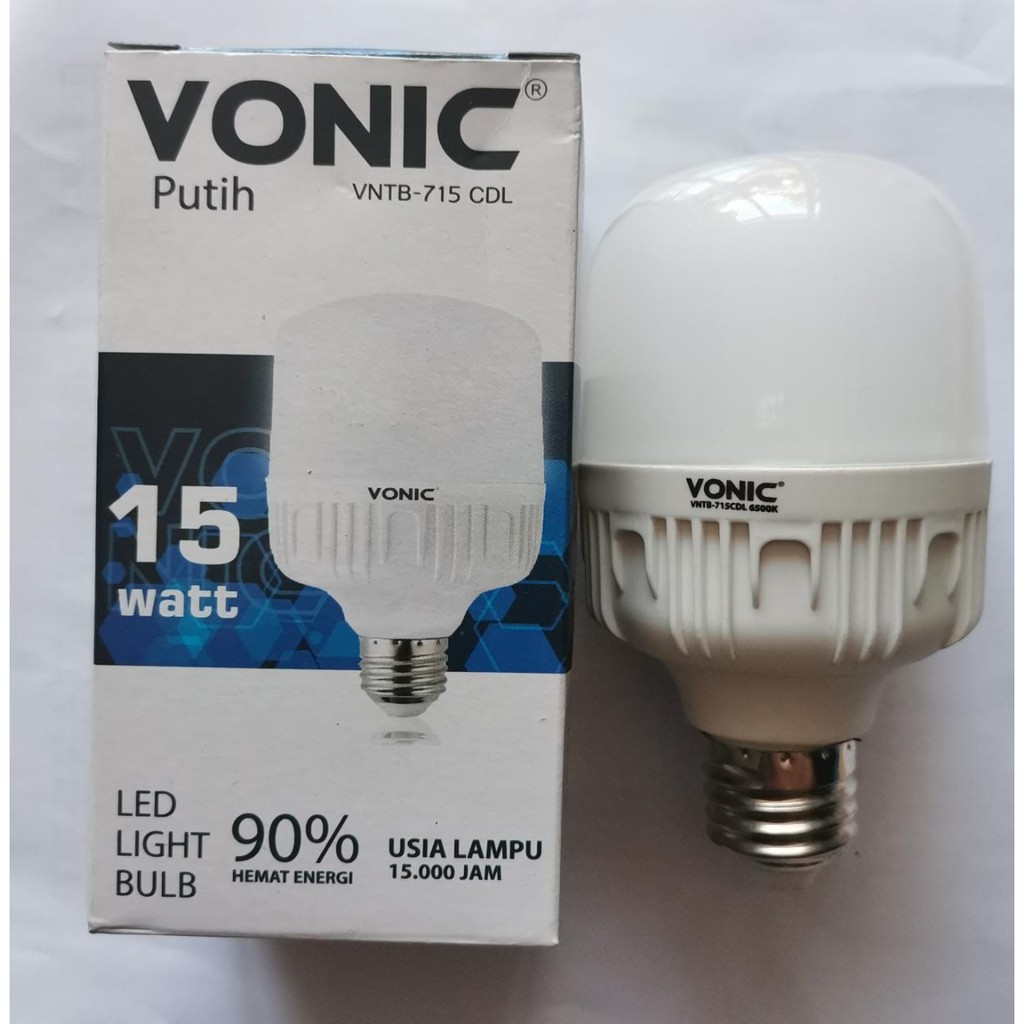 Jual Lampu led vonic 15w 15wat 15watt warna putih E27 rumah lampu ...