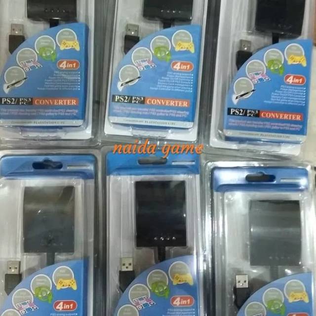Jual CONVERTER 4IN1 / CONVERTER STIK PS2 TO PS3 4IN1 / CONVERTER STICK ...