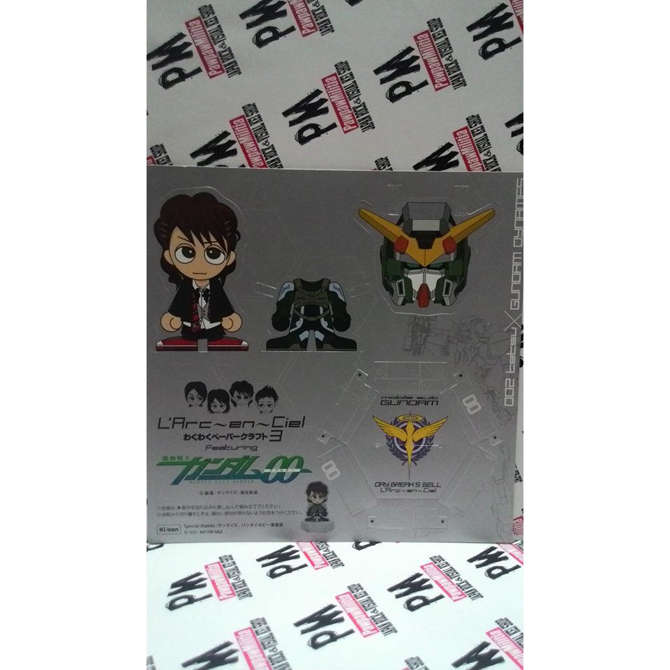 Jual L'Arc-en-Ciel Laruku Papercraft Original Tetsuya Daybreak | Shopee ...