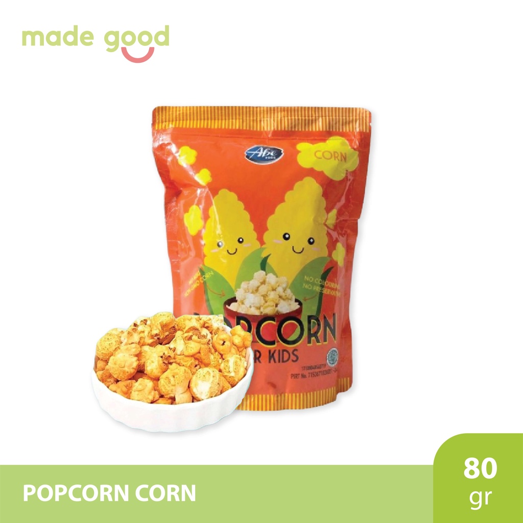 Jual Abe Food Popcorn For Kids Snack Anak 80 Gram | Shopee Indonesia