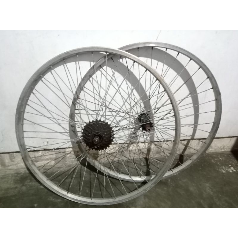 Jual wheelset rims 26 inch + sprocket | Shopee Indonesia