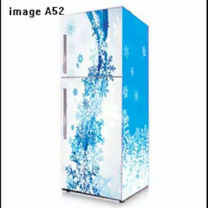 Jual Stiker kulkas 1 pintu & 2 pintu Cristal snow | Shopee Indonesia